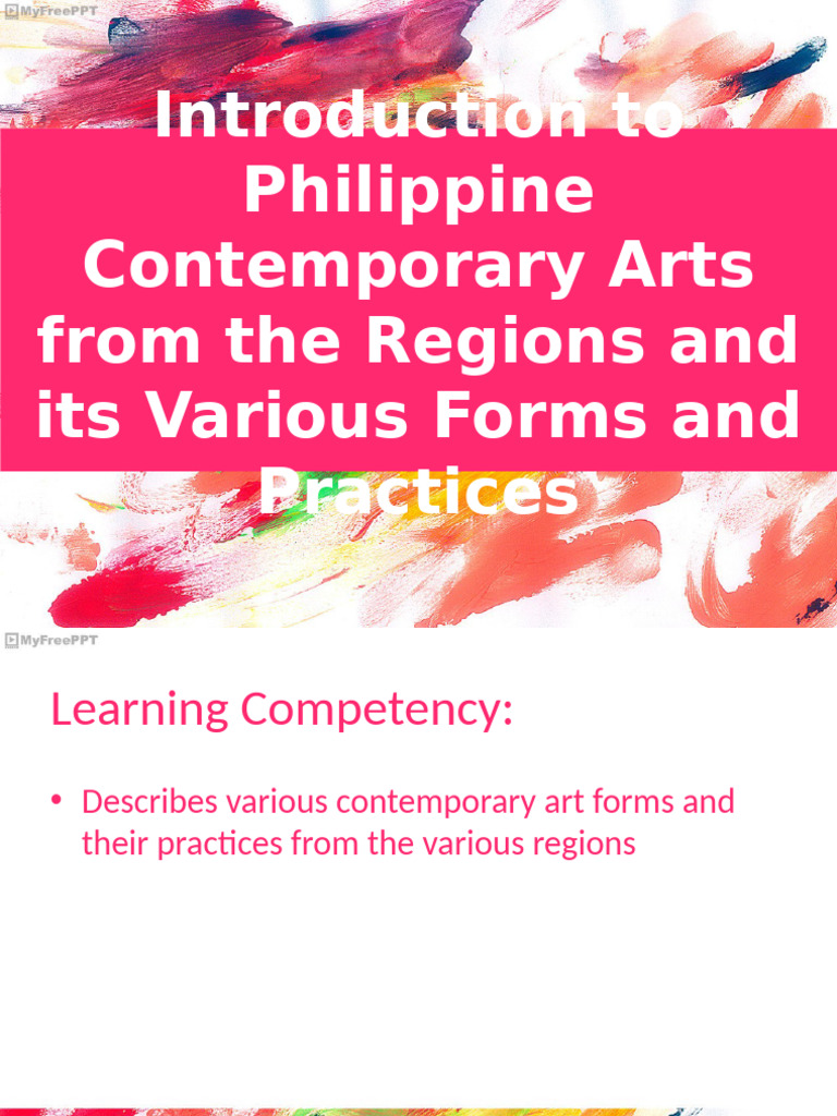 1 Introduction To Contemporary Arts | PDF | Fine Art | The Arts