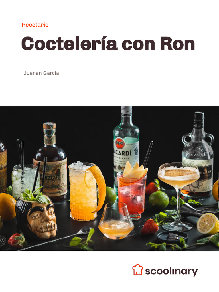 Recetas de Cocteles con Ron | PDF | Barman | Bebida