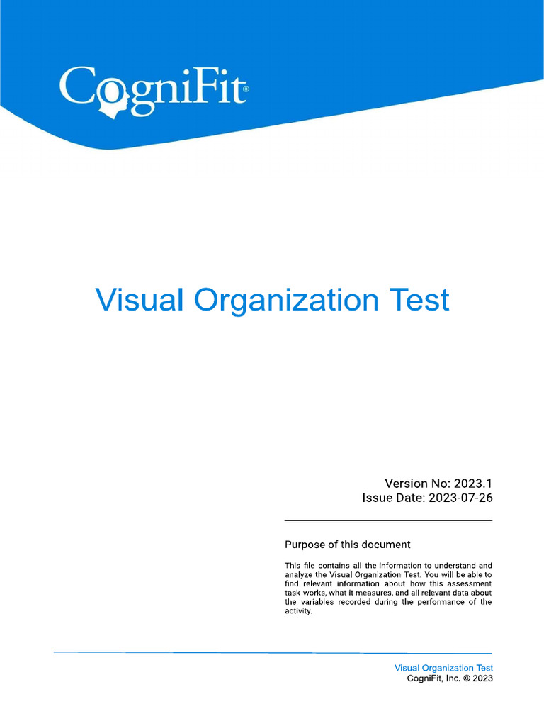 Visual+Organization+Test | PDF