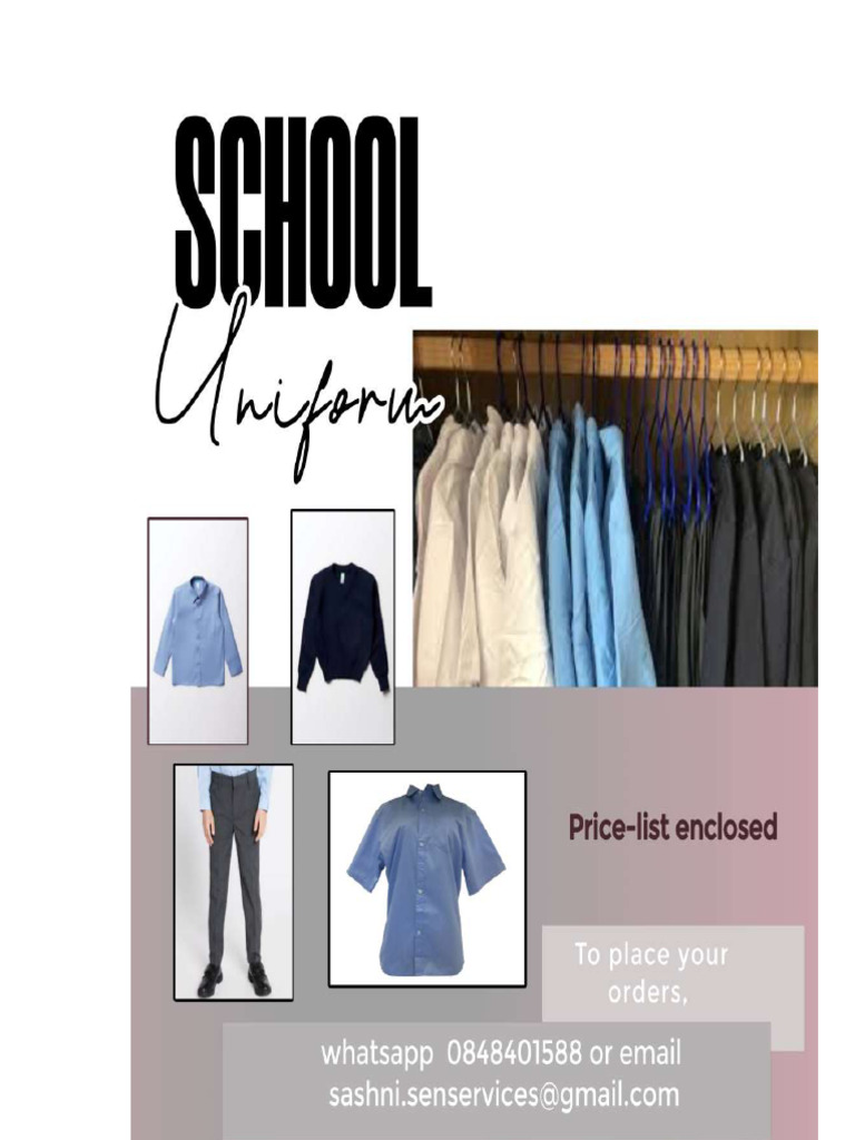 School Uniform Price List | PDF