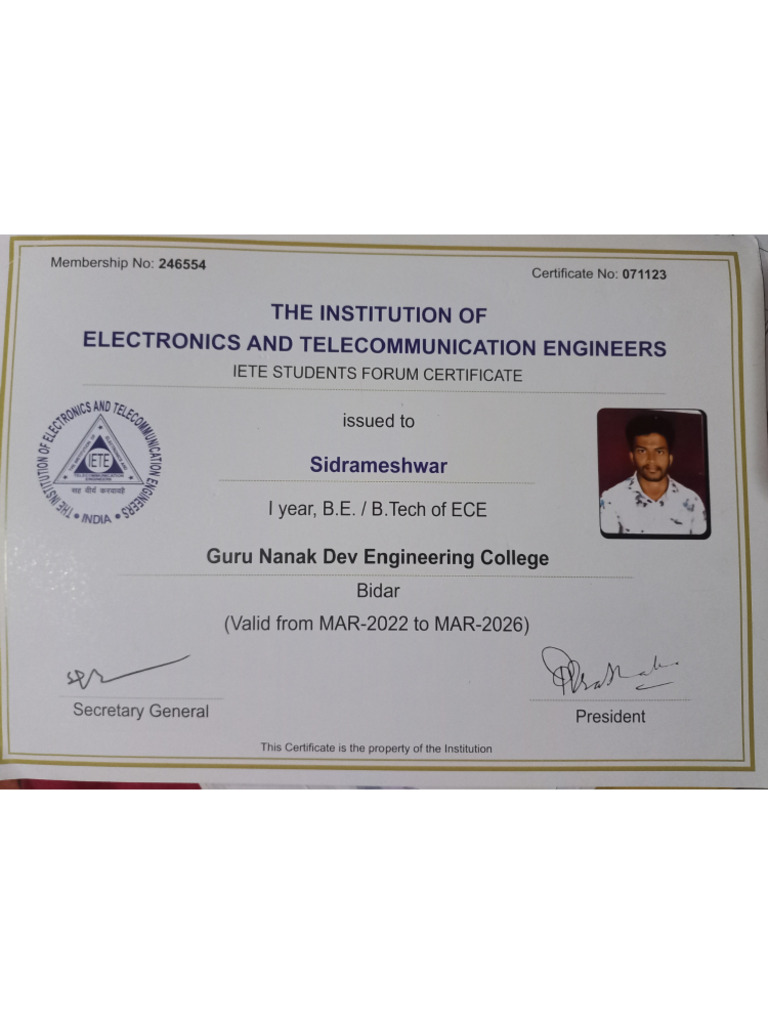 IETE Students | PDF