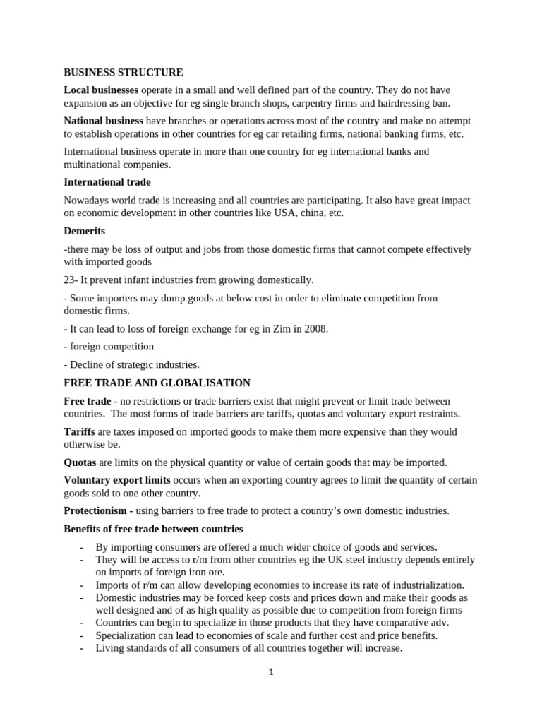 BS STRUCTURE F6 | PDF | Takeover | Free Trade