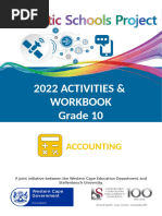 Accounting Gr10 T3 WK 5 (SFP&Notes) ENG | PDF | Balance Sheet | Book Value