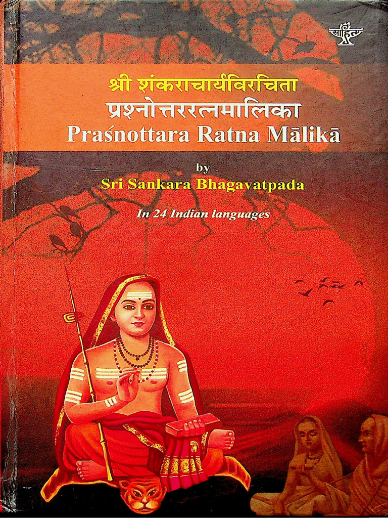 Prashnottara Ratna Malika of Shri Shankara in 24 Indian Languages - Sahitya Academy | PDF