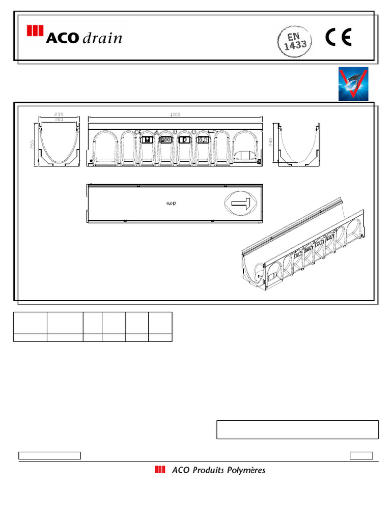 ACO DRAIN MULTIDRAIN® M200D 100CM | PDF