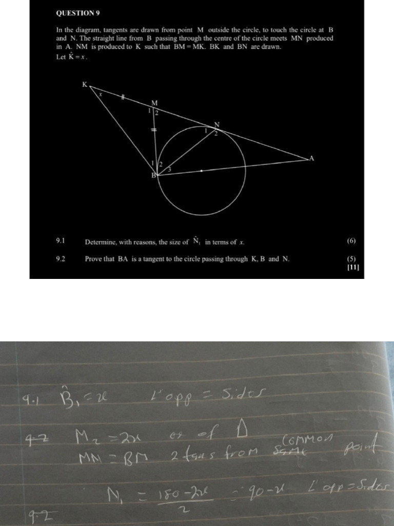 Mathematics p2 Euclidean Geometry | PDF