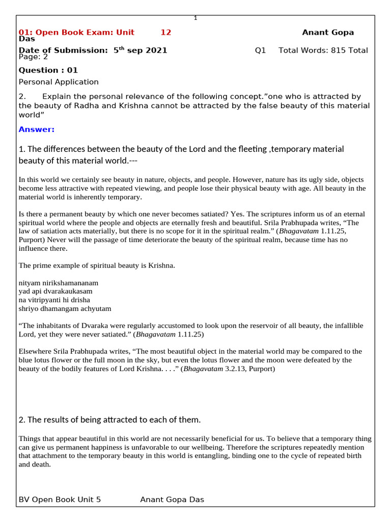 Open Book Unit 12 | PDF