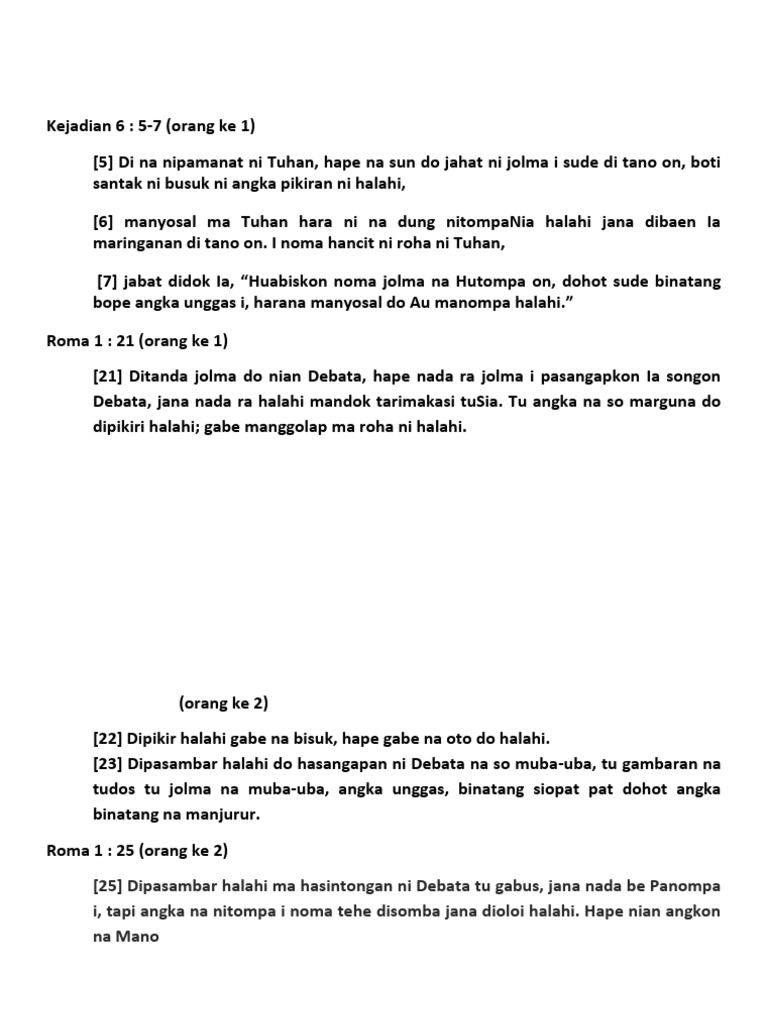 Liturgi 2 Mandailing | PDF