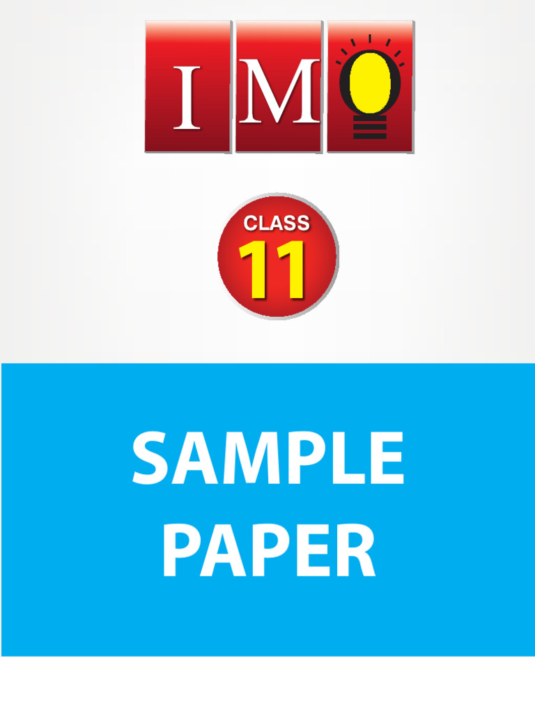 Class 11 Imo 3 Years Sample Paper | PDF
