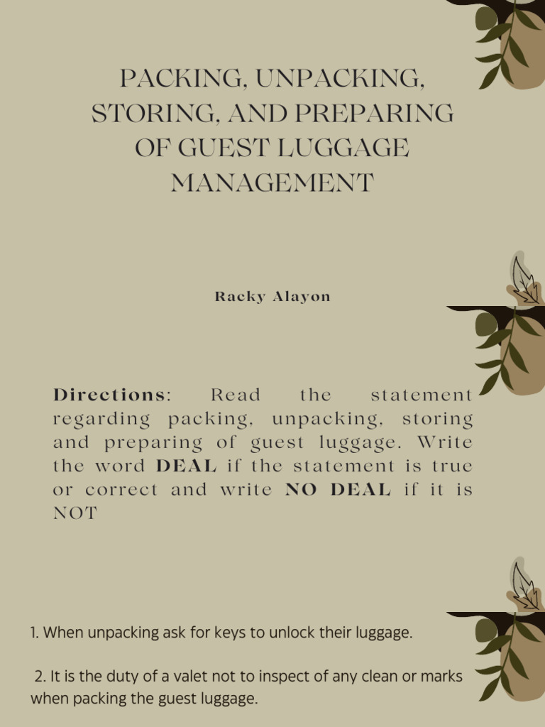 Unpacking, Packing | PDF | Clothing