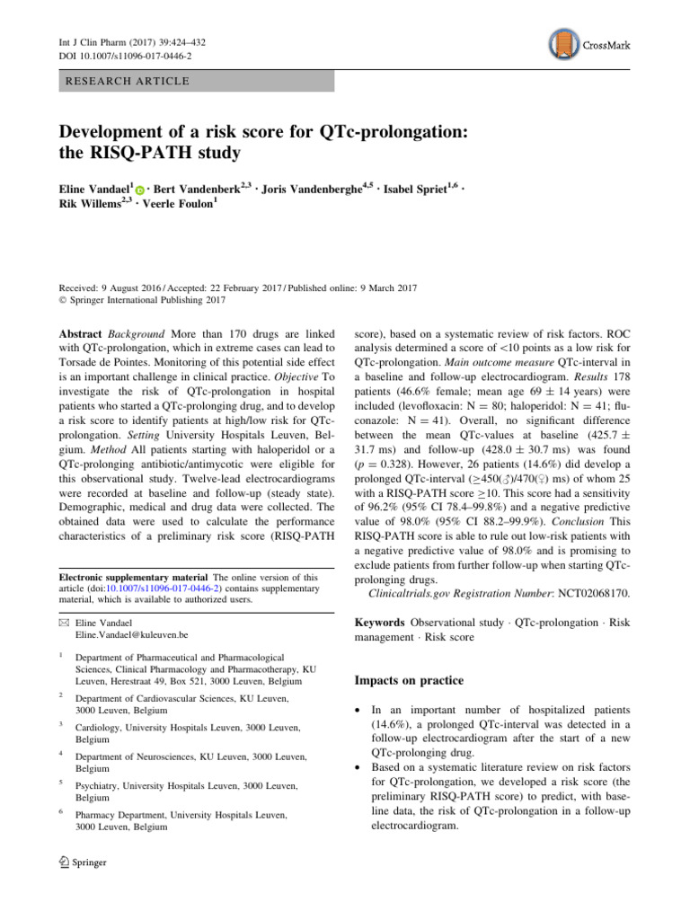 qt | PDF | Cardiology | Medical Specialties