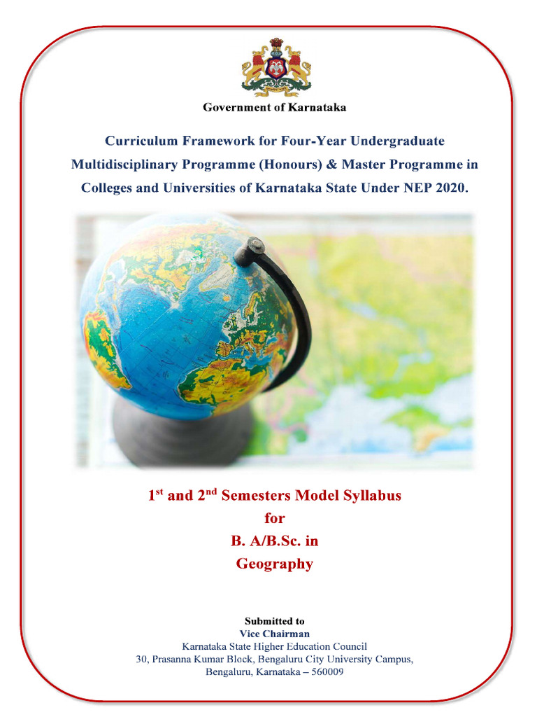 Karnataka Geography Curriculum NEP 2020 | PDF | Atmosphere Of Earth ...