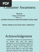 Class 10 Project On Consumer Awareness 6 | PDF | Consumer Protection ...