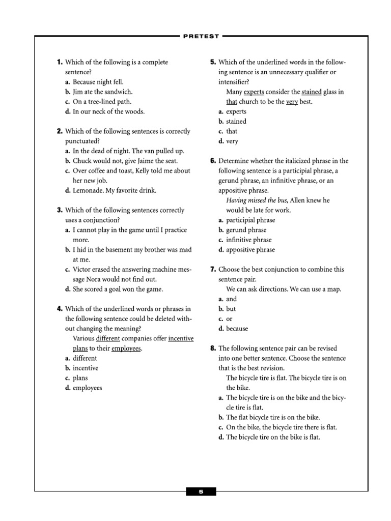 Proofreading Test | PDF