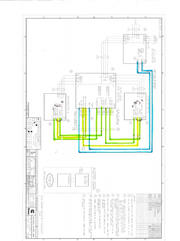 Diagrama OTPC GEN-GEN CONTROL | PDF