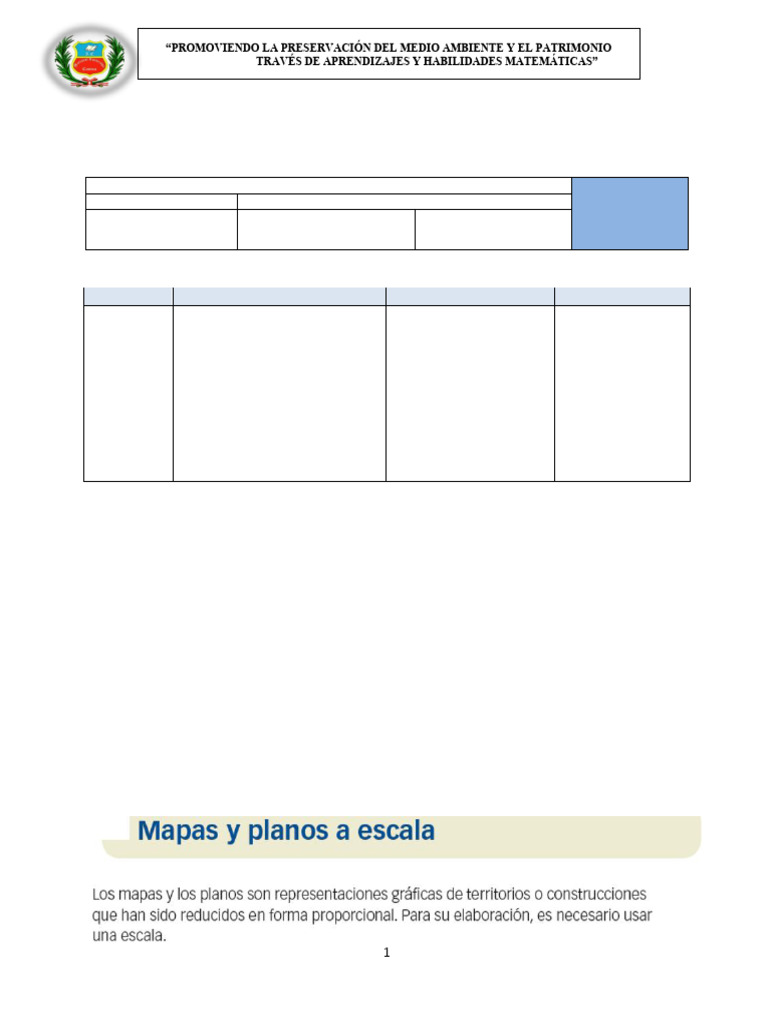 Actividad 1 MAPAS Y PLANOS | PDF | Aprendizaje | Geometría