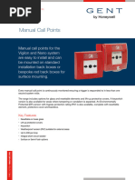 Gent Conventional Manual Call Points Guide | PDF | Resistor | Switch