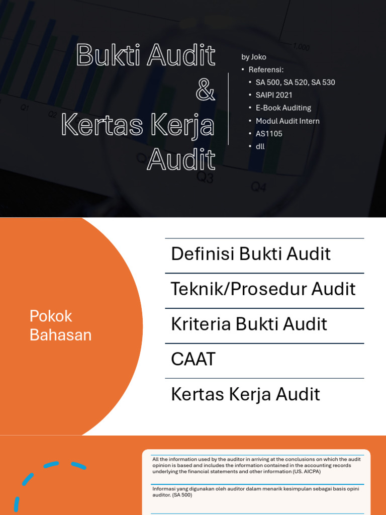 Bukti Audit Dan KKA | PDF