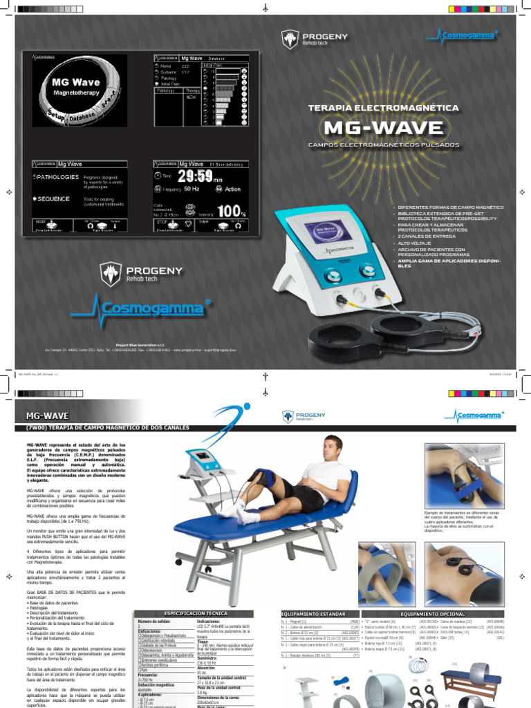 MG-WAVE-Evo SPA 2022 Stampa | PDF | Frecuencia | Electromagnetismo