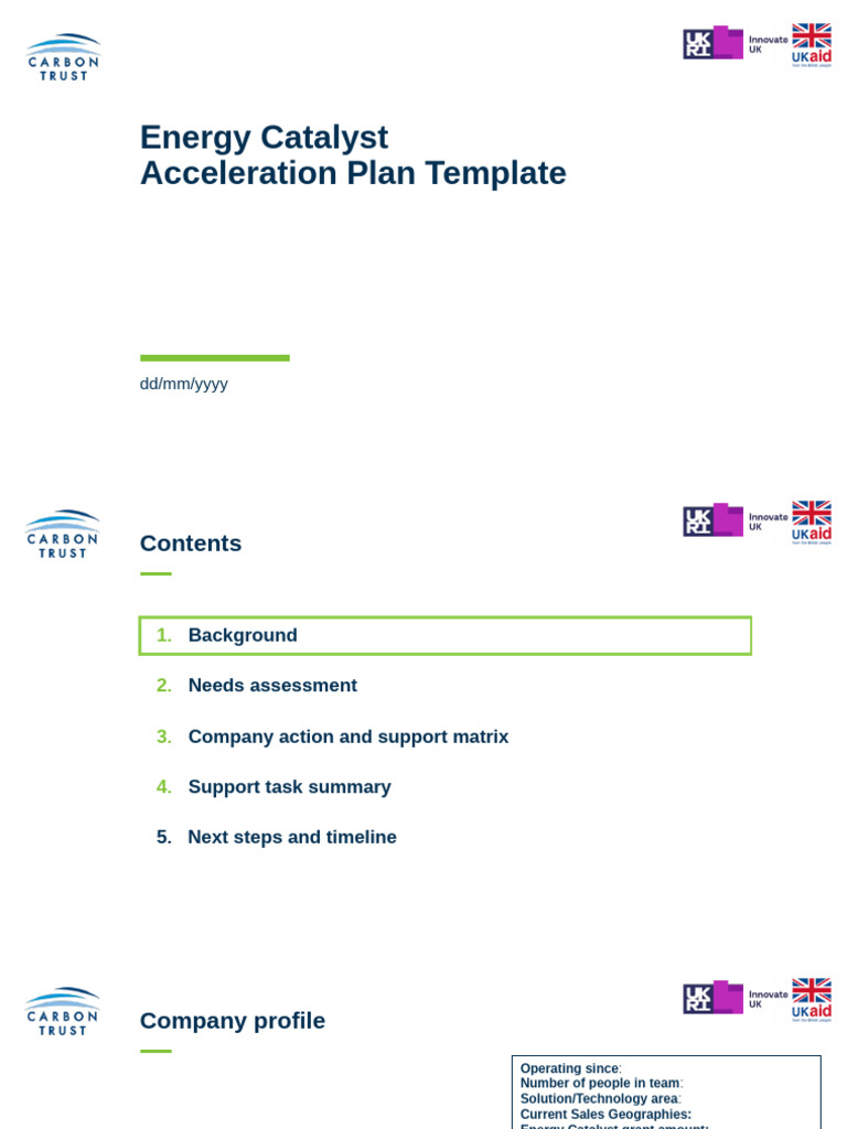 Acceleration Plan Template - 31mar20 | PDF | License