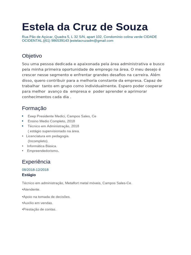 Curriculo 2024 | PDF