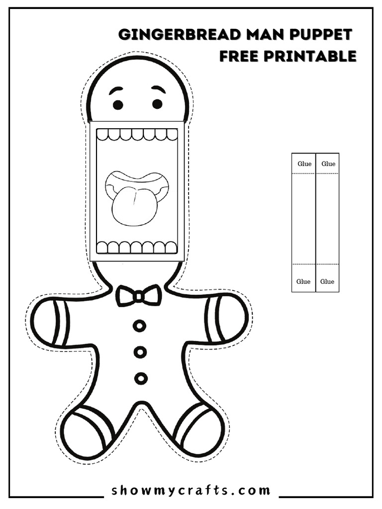 Gingerbread Man Puppet | PDF