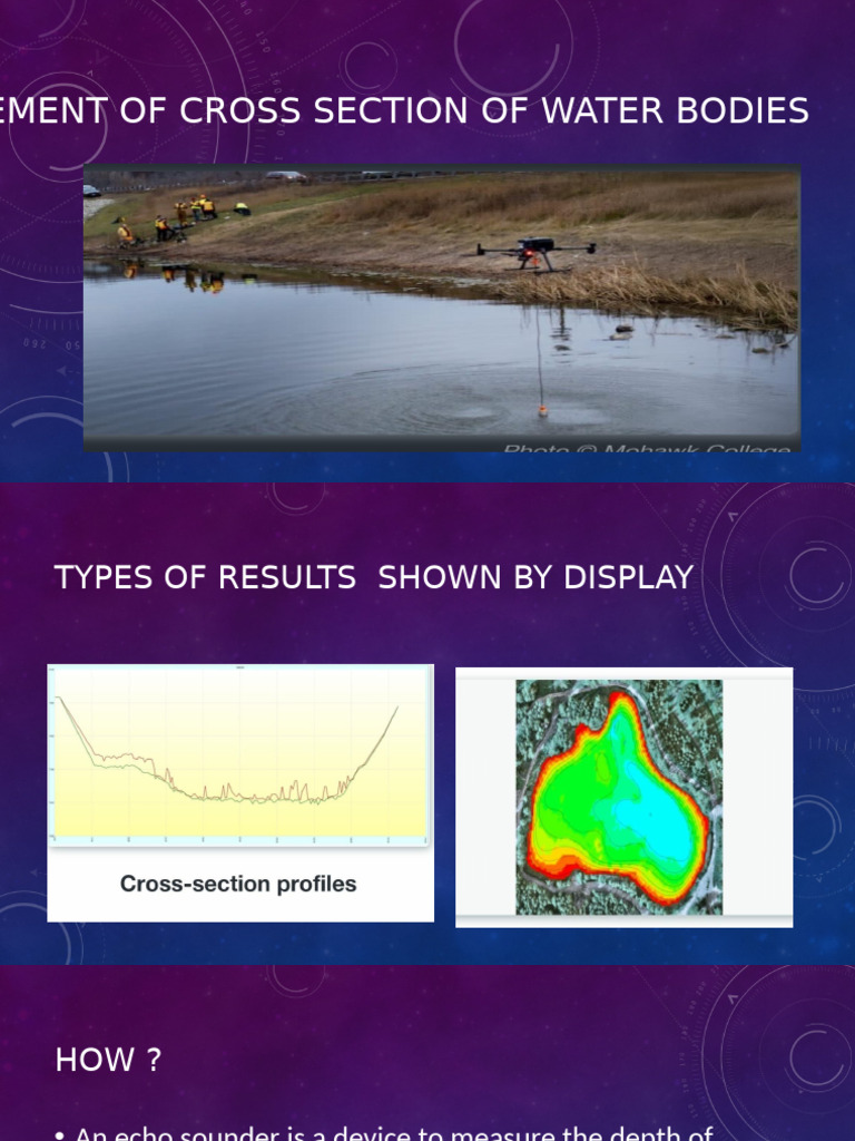 Measurement of Cross Section of Water Bodies | PDF