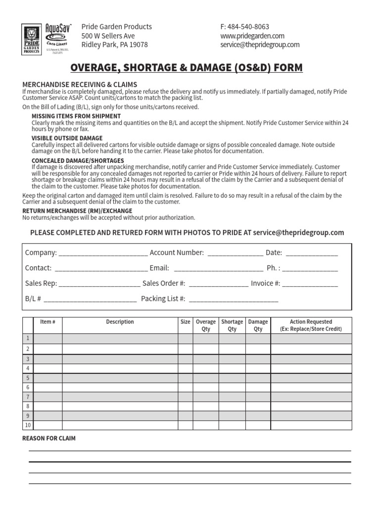 Shipping Claims Guide | PDF