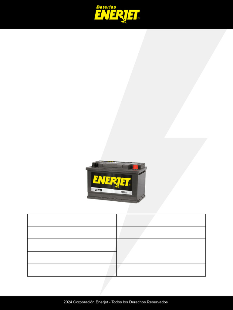 bateria-enerjet-57010-l3 | PDF