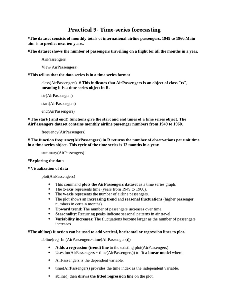 Time-Series Forecasting of Airline Passengers | PDF | Autoregressive ...