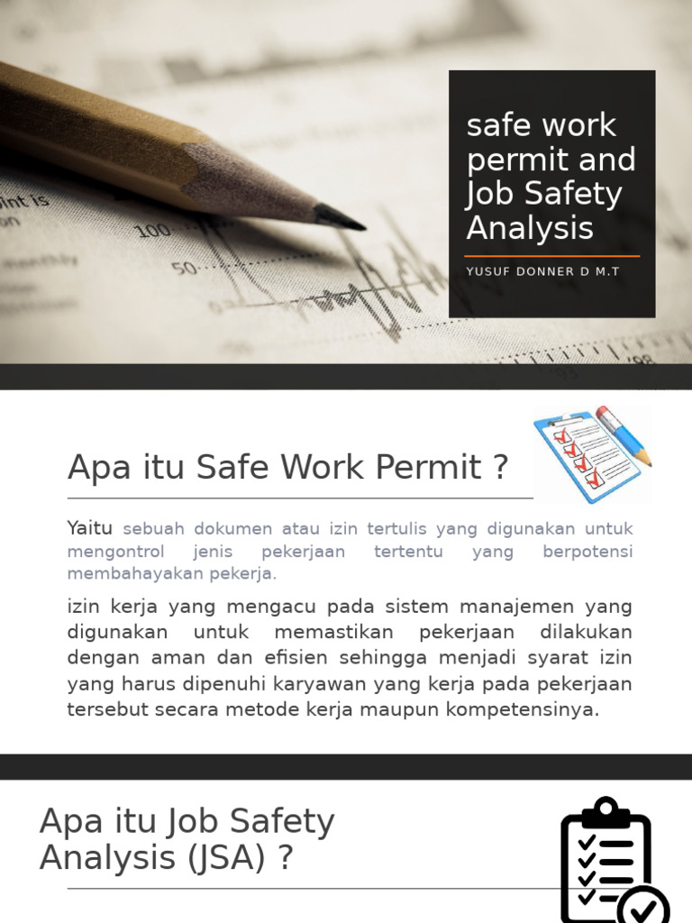 Safe Work Permit and Job Safety Analysis | PDF