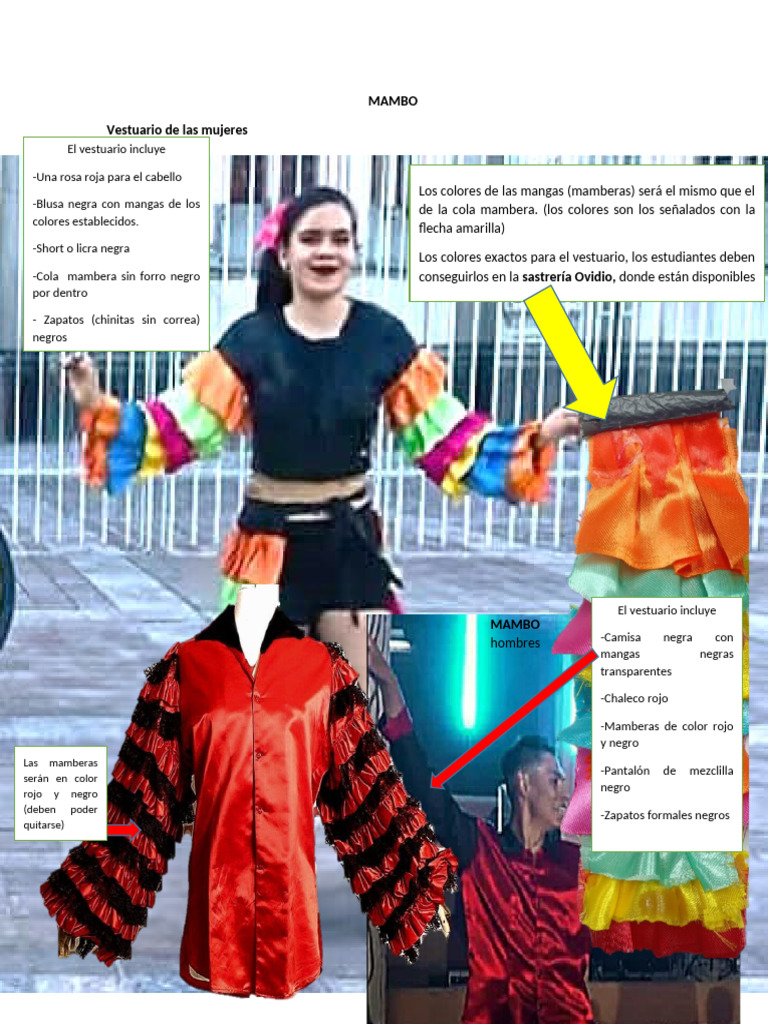 Vestuario para Mambo: Guía Completa | PDF
