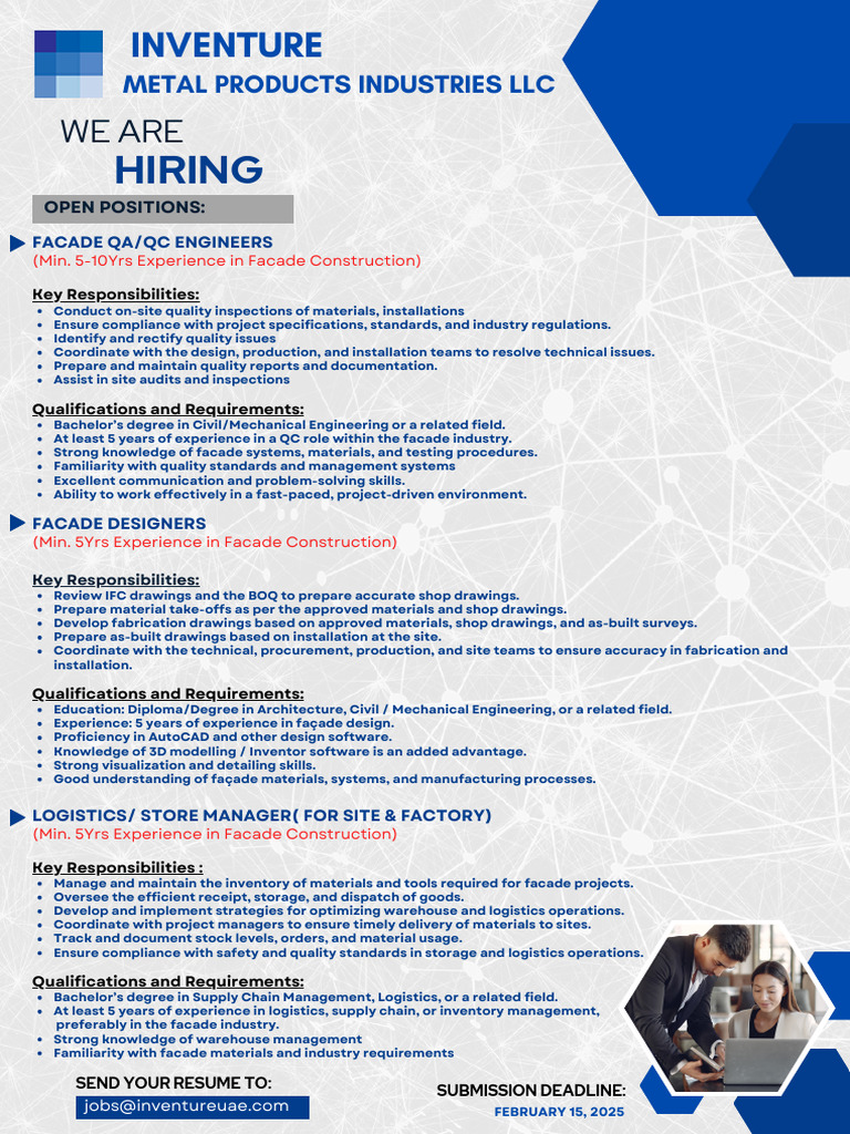 Inventure - Hiring Notification | PDF | Logistics | Warehouse