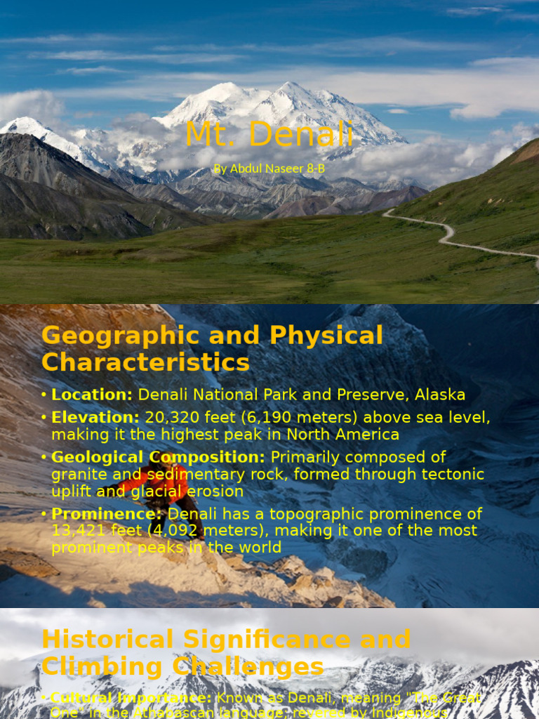 MT Denali | PDF