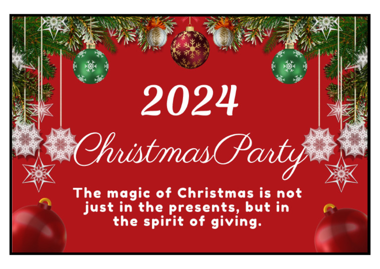 Christmas Party Tarp | PDF