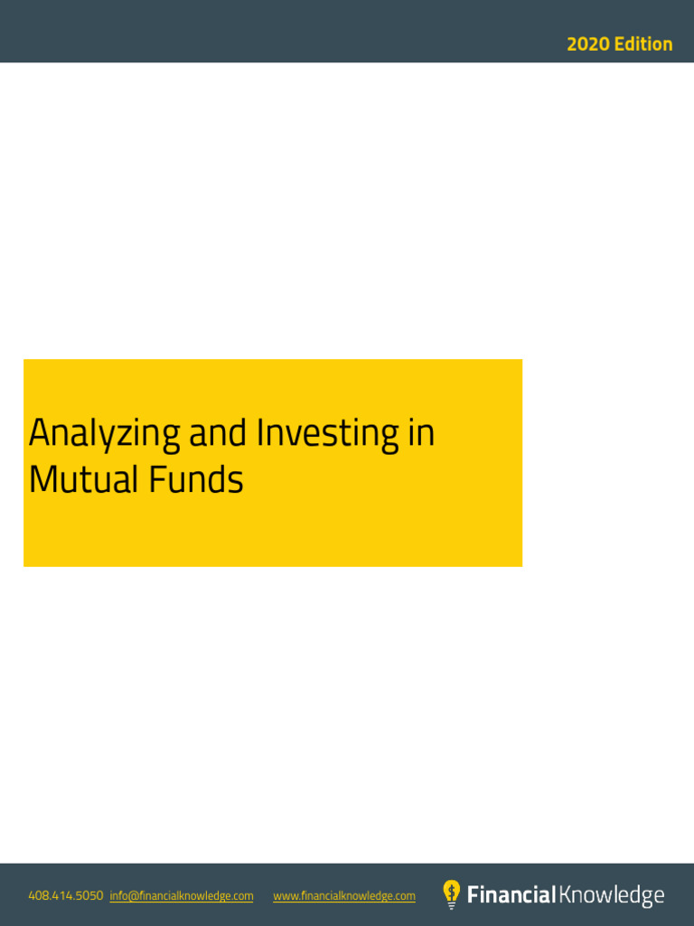 Analyzing and Investing in Mutual Funds 90 Min 2.13.20 | PDF ...