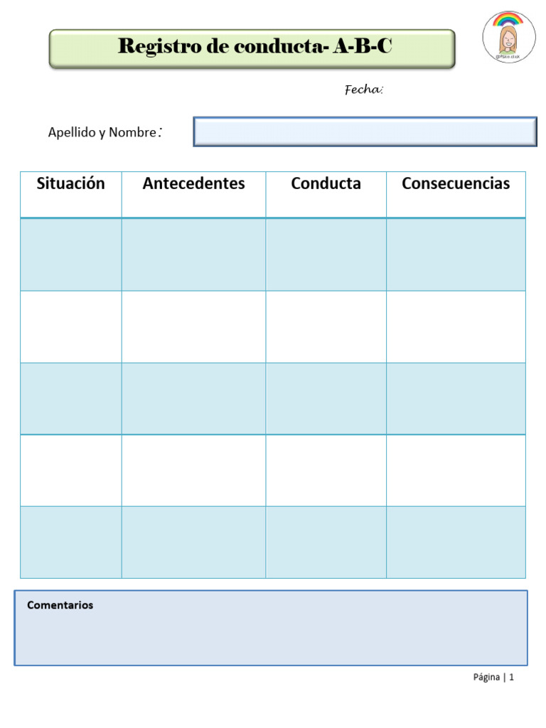 Registro de Conducta y Modificación | PDF