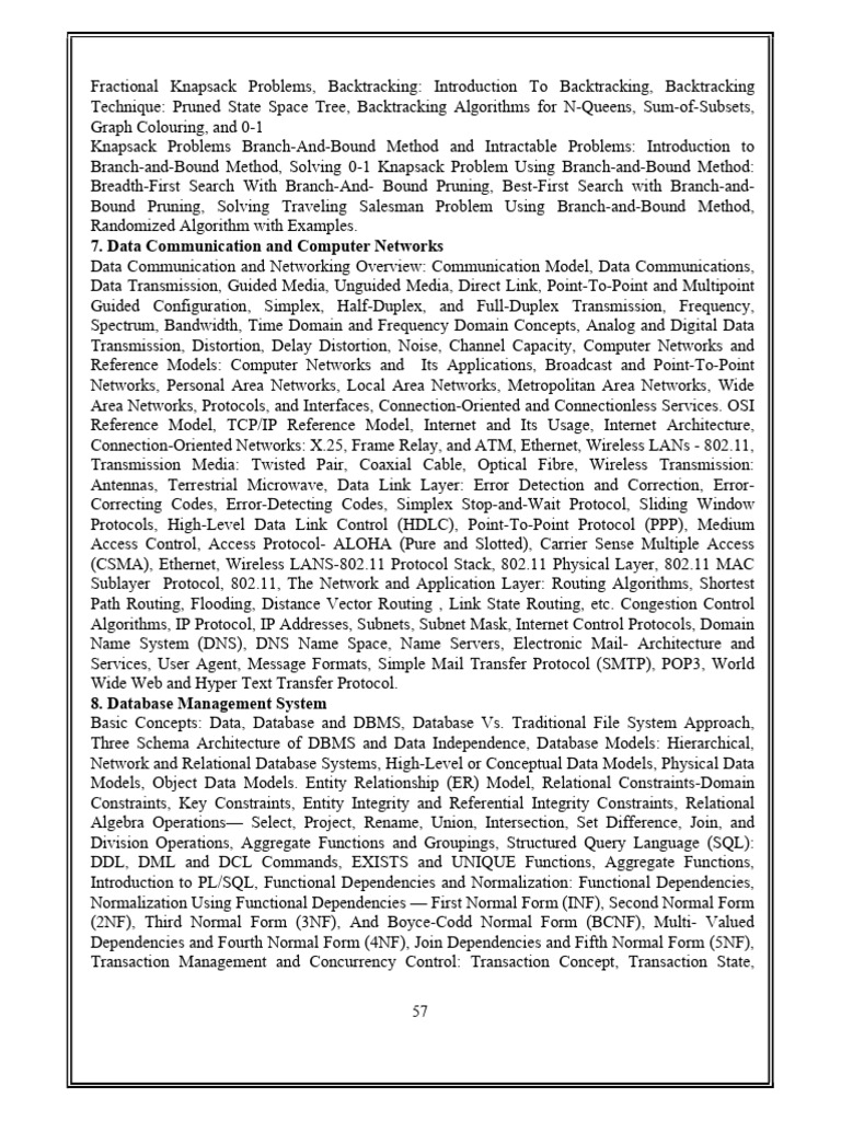 ukpsc polytechnic teacher-20 | PDF | Computer Network | Databases