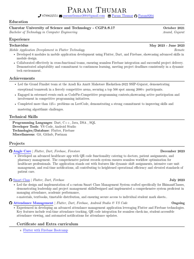 Mobile App Developer - Flutter & Firebase | PDF | Computing