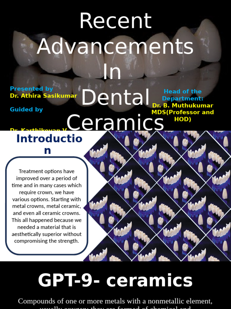 Ceramics Ppt 1 | PDF | Ceramics | Glasses