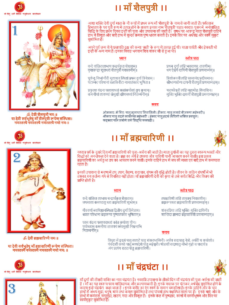 Nav Durga Prarthana | PDF