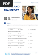 Transport - Lesson Notes | PDF | Train | Rapid Transit