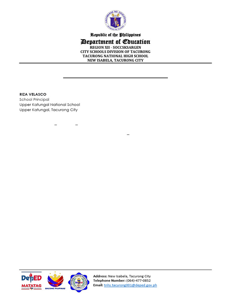 List of Students Assignment Area for Work Immersion 1 | PDF ...