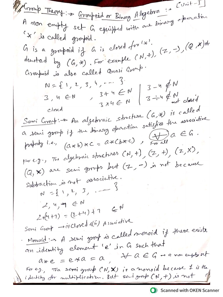 Group Theory Notes | PDF