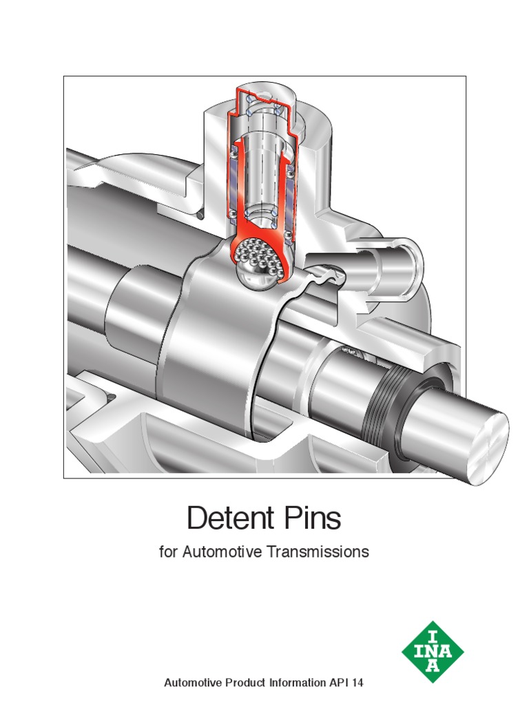 Detent Pin Technology for Gear Shift | Friction | Bearing (Mechanical)