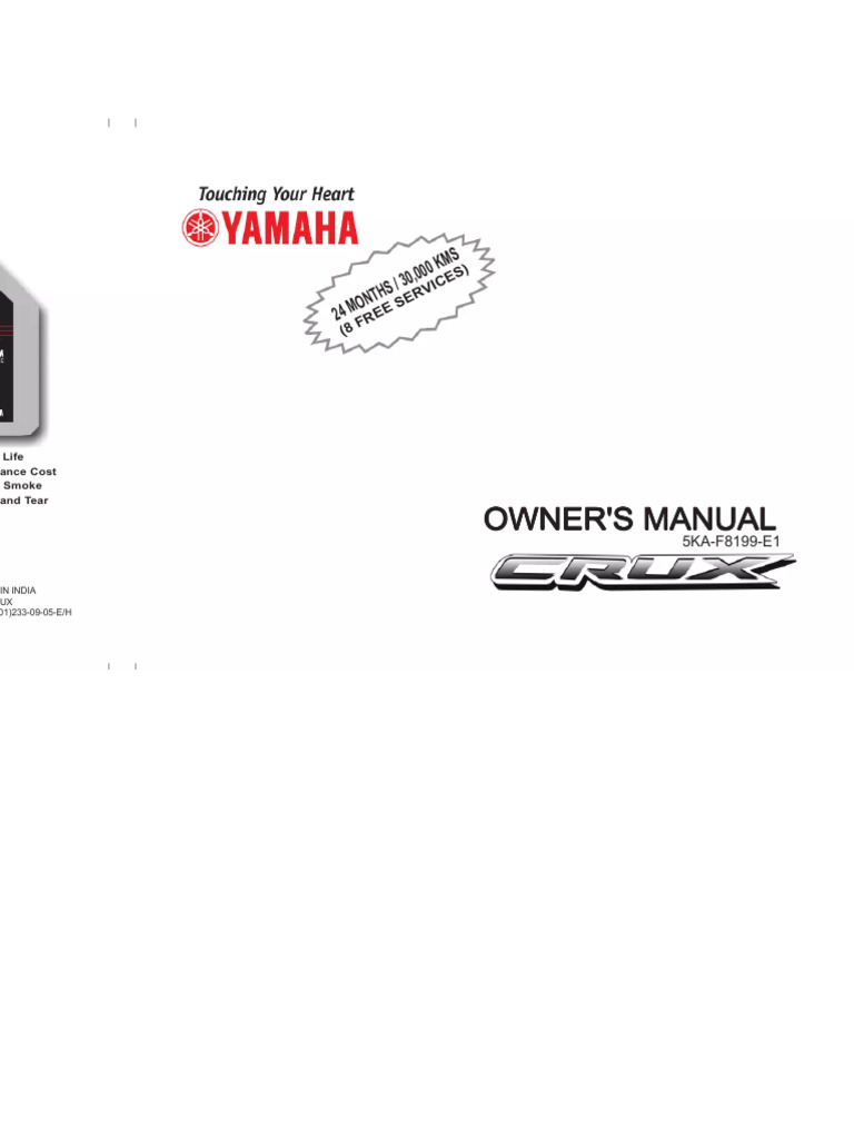 Manual de Usuario Yamaha YD110 (158 Páginas) | PDF