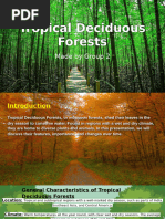 Tropical Deciduous Forests in India | PDF | Forests | Tropics