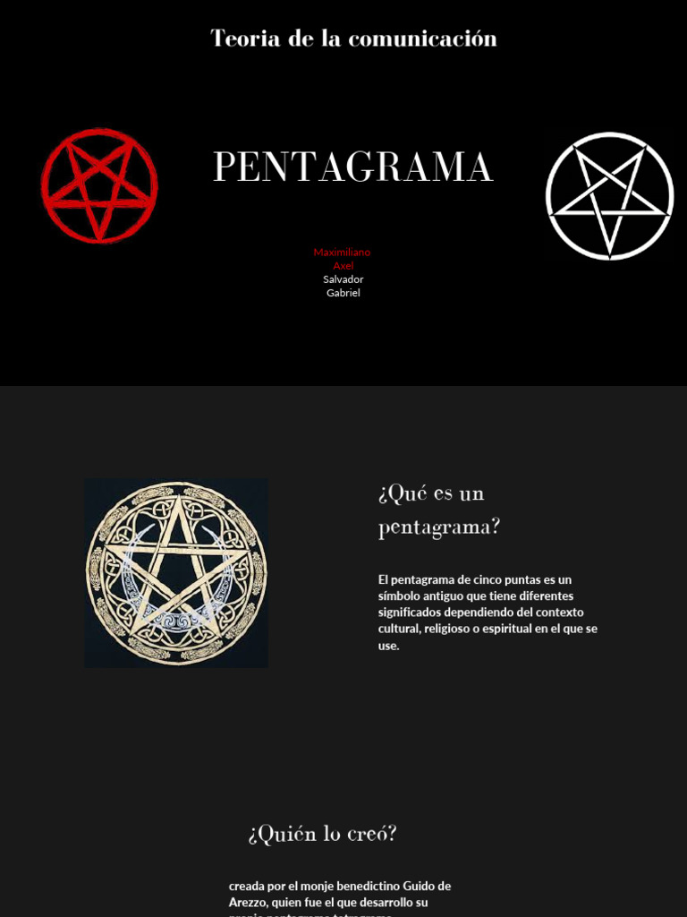 Significado y Orígenes del Pentagrama | PDF