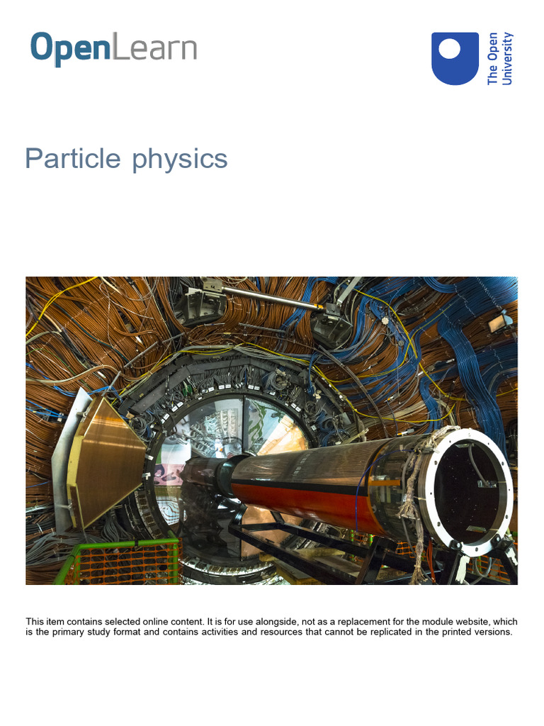 Particle Physics Printable | PDF | Quark | Hadron