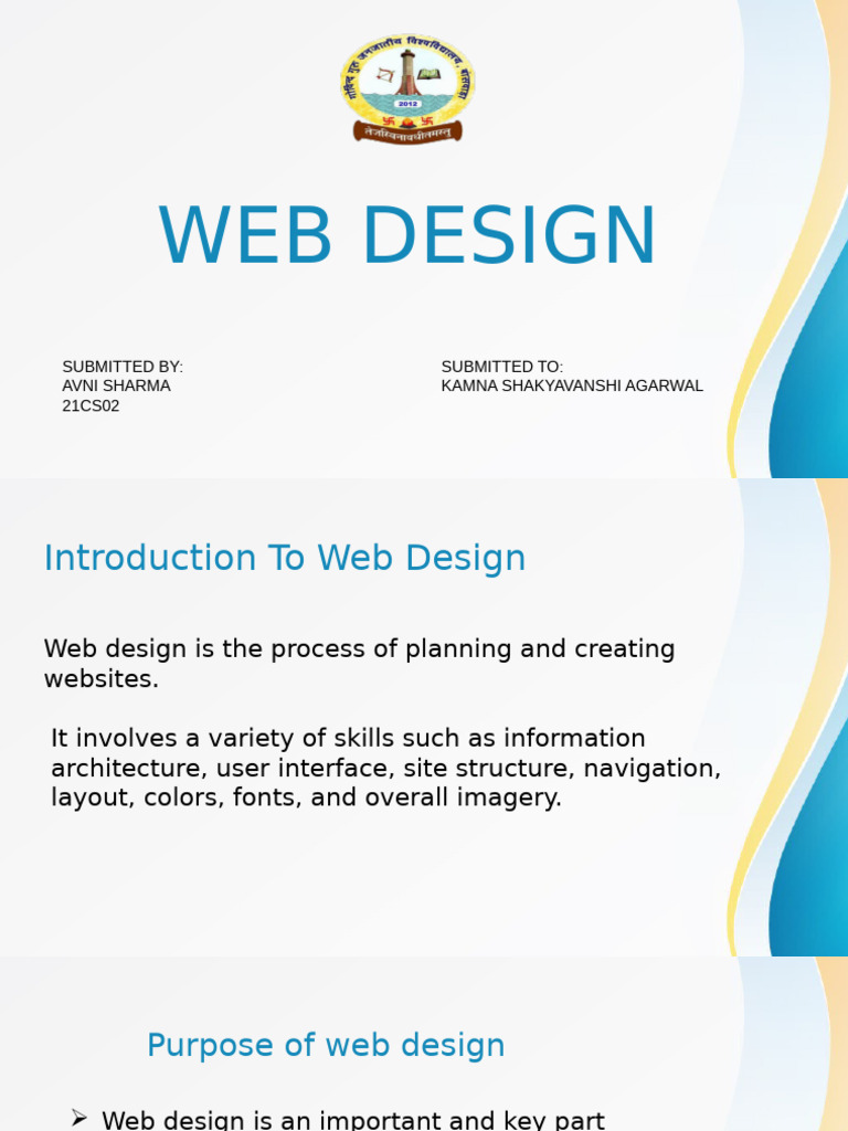 Webdesign Report Final | PDF | Web Design | World Wide Web